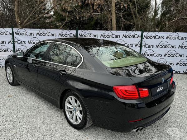 Black BMW 520 2012 in Vilnius, with an engine capacity of 2.00 L and mileage of 384 thousand km for 6800 €, photo 5 on AUTOMOTO.COM.LV