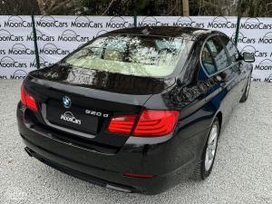 Black BMW 520 2012 in Vilnius, with an engine capacity of 2.00 L and mileage of 384 thousand km for 6800 €, photo 8 on AUTOMOTO.COM.LV