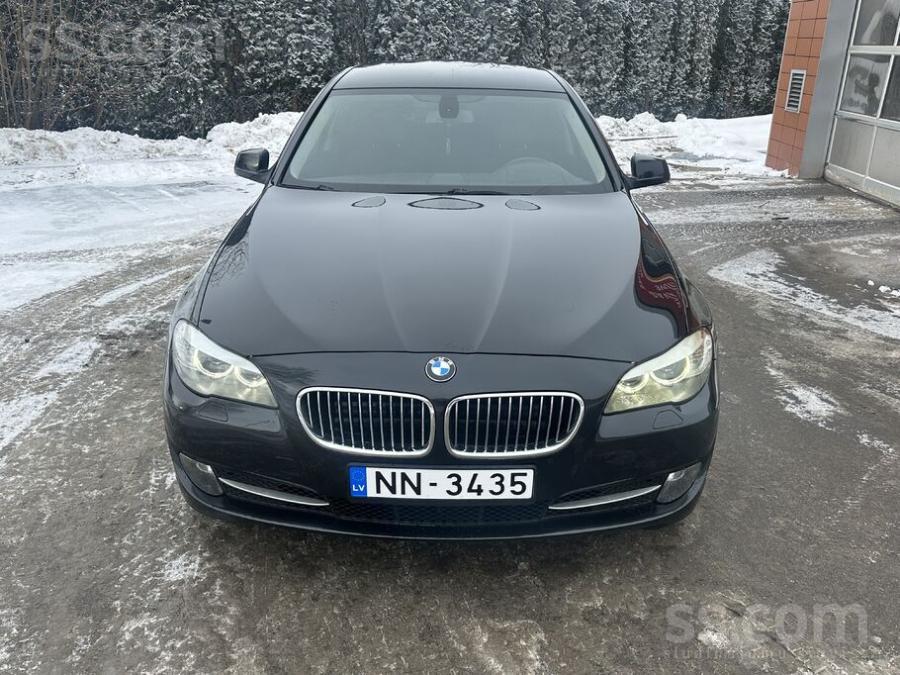 Melns BMW 520 2012 Bauska, ar dzinēja tilpumu 2.00 L un nobraukumu 302 tūkst. km par 10300 €, foto 3 vietnē AUTOMOTO.COM.LV