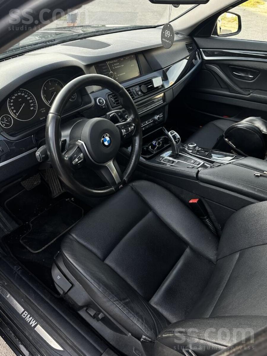 Melns BMW 520 2012 Bauska, ar dzinēja tilpumu 2.00 L un nobraukumu 309 tūkst. km par 10500 €, foto 6 vietnē AUTOMOTO.COM.LV