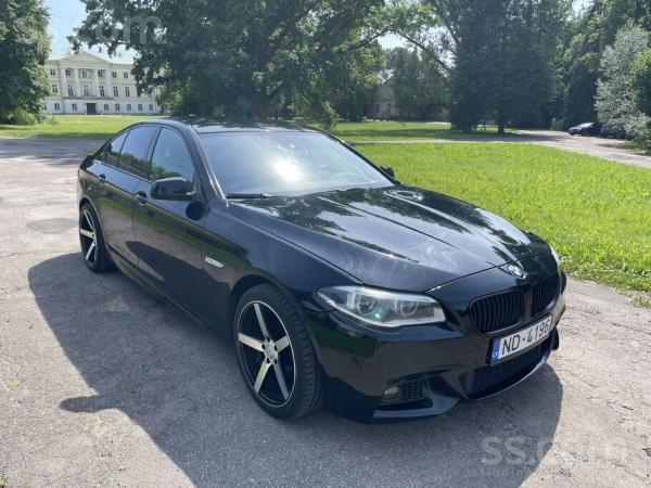 Melns BMW 520 2012 Bauska, ar dzinēja tilpumu 2.00 L un nobraukumu 252 tūkst. km par 10800 €, foto 1 vietnē AUTOMOTO.COM.LV