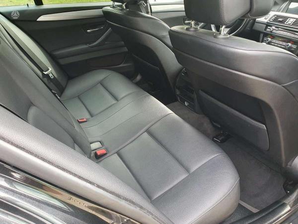 Black BMW 520 2012 in Kaunas, with an engine capacity of 2.00 L and mileage of 343 thousand km for 8800 €, photo 11 on AUTOMOTO.COM.LV