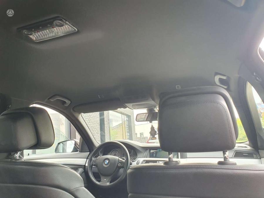 Black BMW 520 2012 in Kaunas, with an engine capacity of 2.00 L and mileage of 343 thousand km for 8800 €, photo 12 on AUTOMOTO.COM.LV