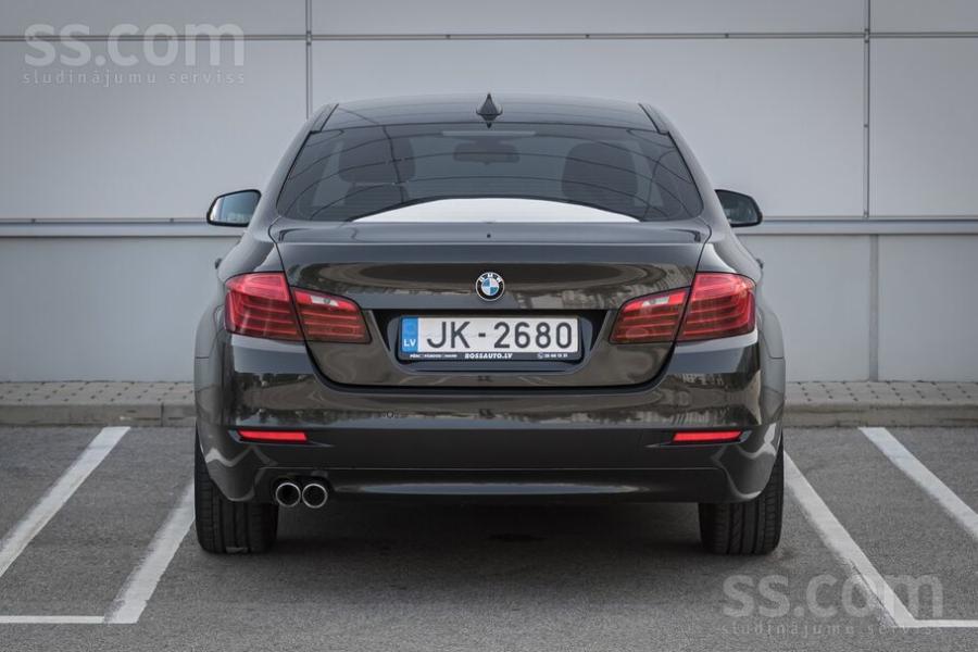 Melns BMW 520 2013 Rīga, ar dzinēja tilpumu 2.00 L un nobraukumu 0 tūkst. km par 9990 €, foto 5 vietnē AUTOMOTO.COM.LV