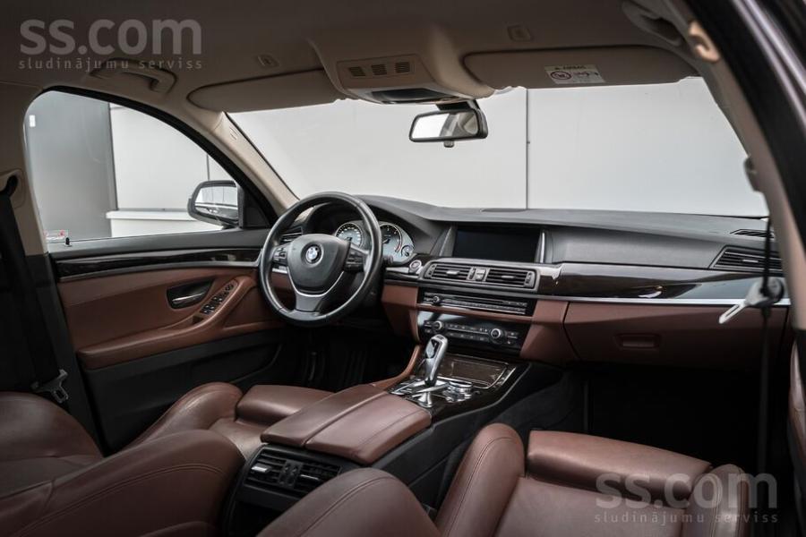 Melns BMW 520 2013 Rīga, ar dzinēja tilpumu 2.00 L un nobraukumu 0 tūkst. km par 9990 €, foto 13 vietnē AUTOMOTO.COM.LV