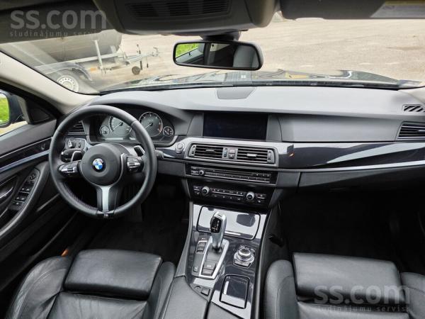 Melns BMW 520 2013 Ogre, ar dzinēja tilpumu 2.00 L un nobraukumu 263 tūkst. km par 10350 €, foto 4 vietnē AUTOMOTO.COM.LV