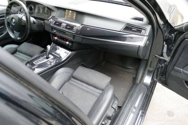 Black BMW 520 2013 in Riga, with an engine capacity of 2.00 L and mileage of 0 thousand km for 7200 €, photo 7 on AUTOMOTO.COM.LV