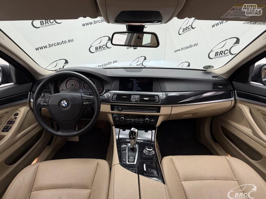 Черный БМВ 520 2013 в Авиженяй, объемом двигателя 2.00 л и пробегом 215 тыс. км за 9999 €, фото 4 на AUTOMOTO.COM.LV