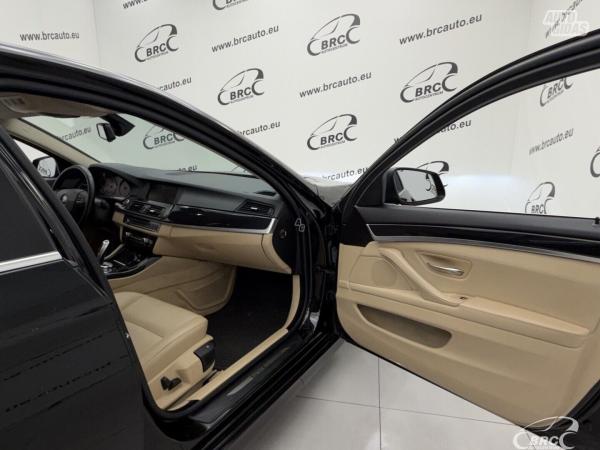 Черный БМВ 520 2013 в Авиженяй, объемом двигателя 2.00 л и пробегом 215 тыс. км за 9999 €, фото 9 на AUTOMOTO.COM.LV