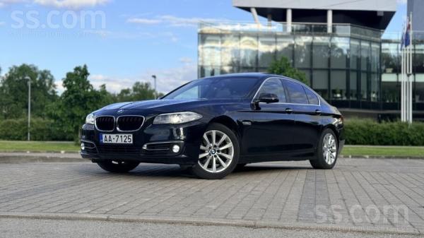Black BMW 520 2013 in Rezekne, with an engine capacity of 2.00 L and mileage of 0 thousand km for 10500 €, photo 4 on AUTOMOTO.COM.LV