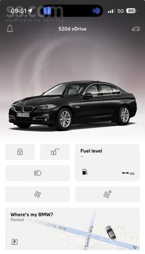 Melns BMW 520 2013 Rēzekne, ar dzinēja tilpumu 2.00 L un nobraukumu 0 tūkst. km par 10500 €, foto 13 vietnē AUTOMOTO.COM.LV