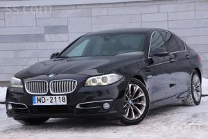 Black BMW 520 2013 in Tukums, with an engine capacity of 2.00 L and mileage of 228 thousand km for 9000 €, photo  on AUTOMOTO.COM.LV