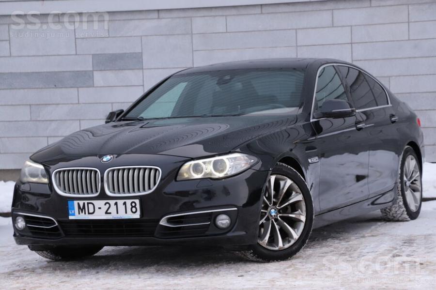 Melns BMW 520 2013 Tukums, ar dzinēja tilpumu 2.00 L un nobraukumu 228 tūkst. km par 9000 €, foto 1 vietnē AUTOMOTO.COM.LV