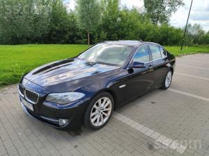 Black BMW 520 2013 in Daugavpils, with an engine capacity of 2.00 L and mileage of 252 thousand km for 11500 €, photo  on AUTOMOTO.COM.LV