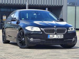 Melns BMW 520 2013 Šauļi, ar dzinēja tilpumu 2.00 L un nobraukumu 280 tūkst. km par 7990 €, foto  vietnē AUTOMOTO.COM.LV