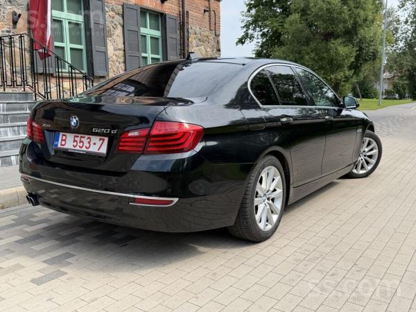 Melns BMW 520 2013 Rēzekne, ar dzinēja tilpumu 2.00 L un nobraukumu 0 tūkst. km par 9990 €, foto 4 vietnē AUTOMOTO.COM.LV
