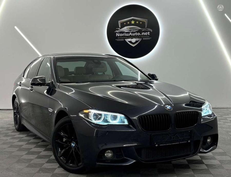 Melns BMW 520 2013 Marijampole, ar dzinēja tilpumu 2.00 L un nobraukumu 308 tūkst. km par 10500 €, foto 1 vietnē AUTOMOTO.COM.LV
