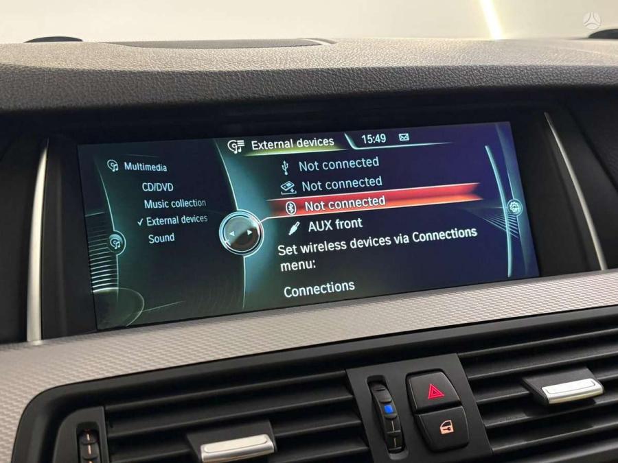 Melns BMW 520 2013 Marijampole, ar dzinēja tilpumu 2.00 L un nobraukumu 308 tūkst. km par 10500 €, foto 9 vietnē AUTOMOTO.COM.LV