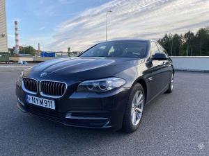 Melns BMW 520 2013 Viļņa, ar dzinēja tilpumu 2.00 L un nobraukumu 330 tūkst. km par 9300 €, foto  vietnē AUTOMOTO.COM.LV