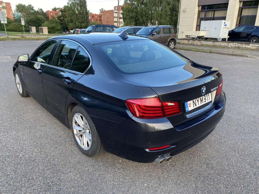 Black BMW 520 2013 in Vilnius, with an engine capacity of 2.00 L and mileage of 330 thousand km for 9300 €, photo 7 on AUTOMOTO.COM.LV