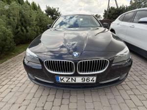 Melns BMW 520 2013 Marijampole, ar dzinēja tilpumu 2.00 L un nobraukumu 293 tūkst. km par 7500 €, foto  vietnē AUTOMOTO.COM.LV
