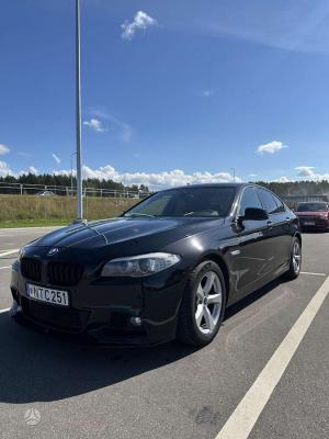 Black BMW 520 2013 in Moletai, with an engine capacity of 2.00 L and mileage of 360 thousand km for 7200 €, photo 6 on AUTOMOTO.COM.LV