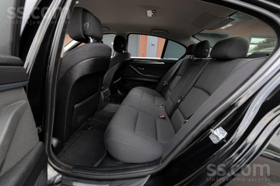Melns BMW 520 2013 Jelgava, ar dzinēja tilpumu 2.00 L un nobraukumu 211 tūkst. km par 8850 €, foto 9 vietnē AUTOMOTO.COM.LV