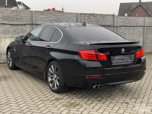 Black BMW 520 2014 in Taurage, with an engine capacity of 2.00 L and mileage of 300 thousand km for 11900 €, photo 5 on AUTOMOTO.COM.LV