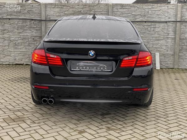Black BMW 520 2014 in Taurage, with an engine capacity of 2.00 L and mileage of 300 thousand km for 11900 €, photo 6 on AUTOMOTO.COM.LV