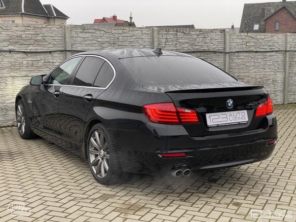 Black BMW 520 2014 in Taurage, with an engine capacity of 2.00 L and mileage of 300 thousand km for 11900 €, photo 9 on AUTOMOTO.COM.LV
