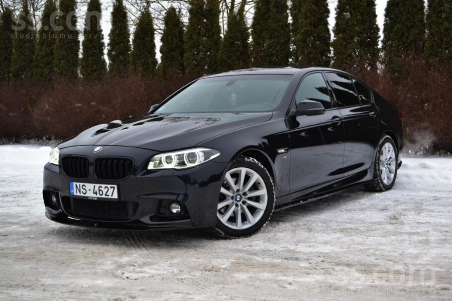 Melns BMW 520 2014 Jelgava, ar dzinēja tilpumu 2.00 L un nobraukumu 299 tūkst. km par 11999 €, foto 2 vietnē AUTOMOTO.COM.LV
