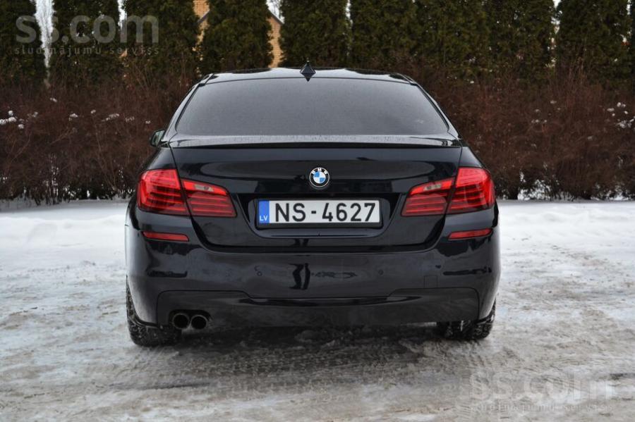 Melns BMW 520 2014 Jelgava, ar dzinēja tilpumu 2.00 L un nobraukumu 299 tūkst. km par 11999 €, foto 6 vietnē AUTOMOTO.COM.LV