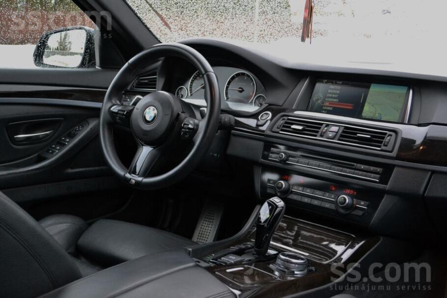 Melns BMW 520 2014 Jelgava, ar dzinēja tilpumu 2.00 L un nobraukumu 299 tūkst. km par 11999 €, foto 8 vietnē AUTOMOTO.COM.LV