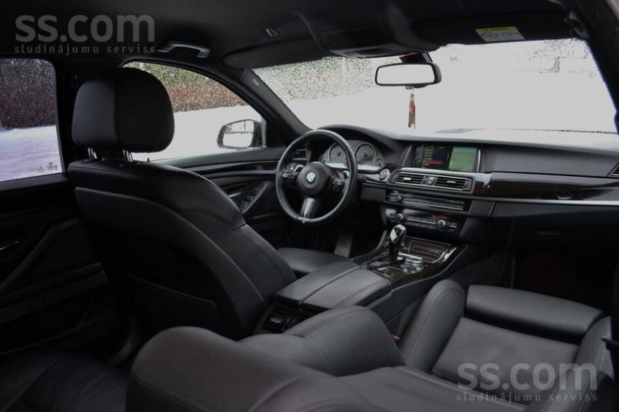 Melns BMW 520 2014 Jelgava, ar dzinēja tilpumu 2.00 L un nobraukumu 299 tūkst. km par 11999 €, foto 9 vietnē AUTOMOTO.COM.LV