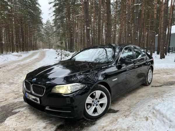 Melns BMW 520 2014 Viļņa, ar dzinēja tilpumu 2.00 L un nobraukumu 294 tūkst. km par 8849 €, foto 1 vietnē AUTOMOTO.COM.LV