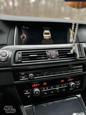 Black BMW 520 2014 in Vilnius, with an engine capacity of 2.00 L and mileage of 294 thousand km for 8849 €, photo 14 on AUTOMOTO.COM.LV
