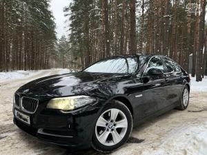 Black BMW 520 2014 in Vilnius, with an engine capacity of 2.00 L and mileage of 294 thousand km for 8499 €, photo  on AUTOMOTO.COM.LV