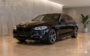 Melns BMW 520 2014 Jelgava, ar dzinēja tilpumu 2.00 L un nobraukumu 287 tūkst. km par 8496 €, foto  vietnē AUTOMOTO.COM.LV