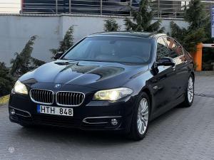 Melns BMW 520 2014 Viļņa, ar dzinēja tilpumu 2.00 L un nobraukumu 286 tūkst. km par 10000 €, foto  vietnē AUTOMOTO.COM.LV