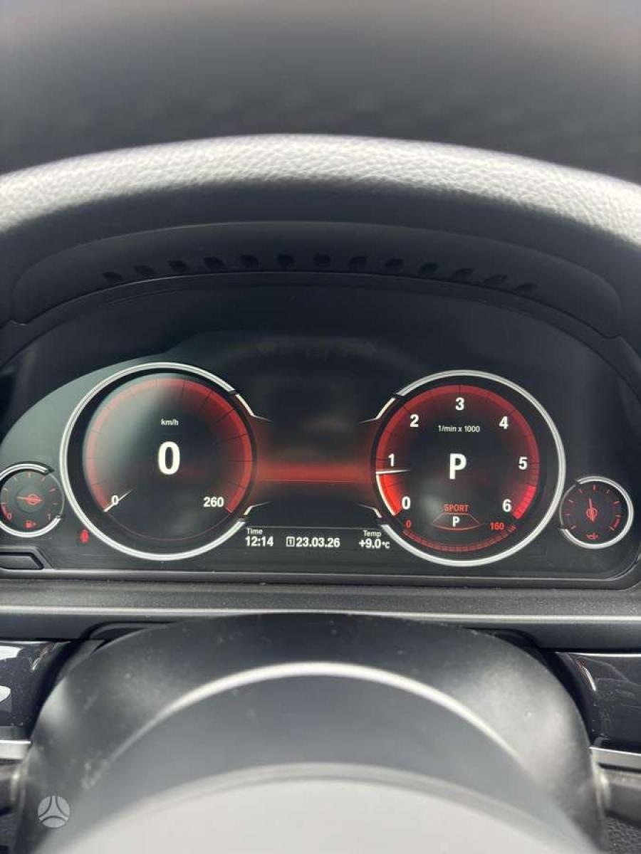 Melns BMW 520 2014 Kauņa, ar dzinēja tilpumu 2.00 L un nobraukumu 260 tūkst. km par 8700 €, foto 6 vietnē AUTOMOTO.COM.LV
