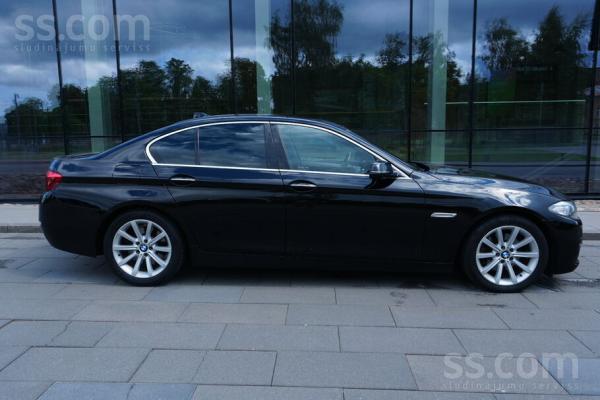 Melns BMW 520 2014 Rīga, ar dzinēja tilpumu 2.00 L un nobraukumu 275 tūkst. km par 11290 €, foto 3 vietnē AUTOMOTO.COM.LV