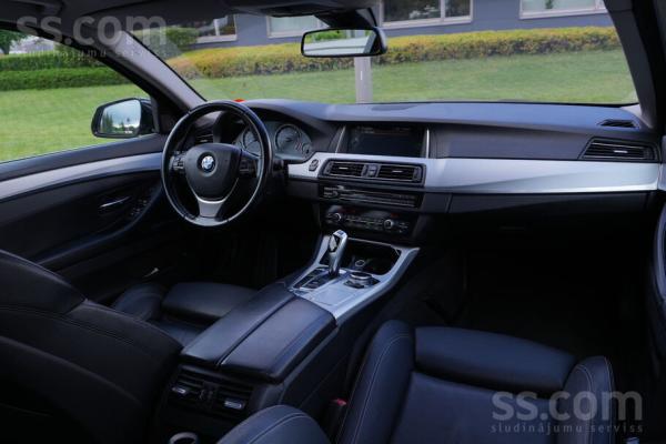 Melns BMW 520 2014 Rīga, ar dzinēja tilpumu 2.00 L un nobraukumu 275 tūkst. km par 11290 €, foto 7 vietnē AUTOMOTO.COM.LV