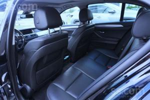 Black BMW 520 2014 in Riga, with an engine capacity of 2.00 L and mileage of 275 thousand km for 11290 €, photo 8 on AUTOMOTO.COM.LV