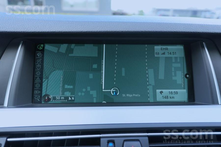 Black BMW 520 2014 in Riga, with an engine capacity of 2.00 L and mileage of 275 thousand km for 11290 €, photo 19 on AUTOMOTO.COM.LV
