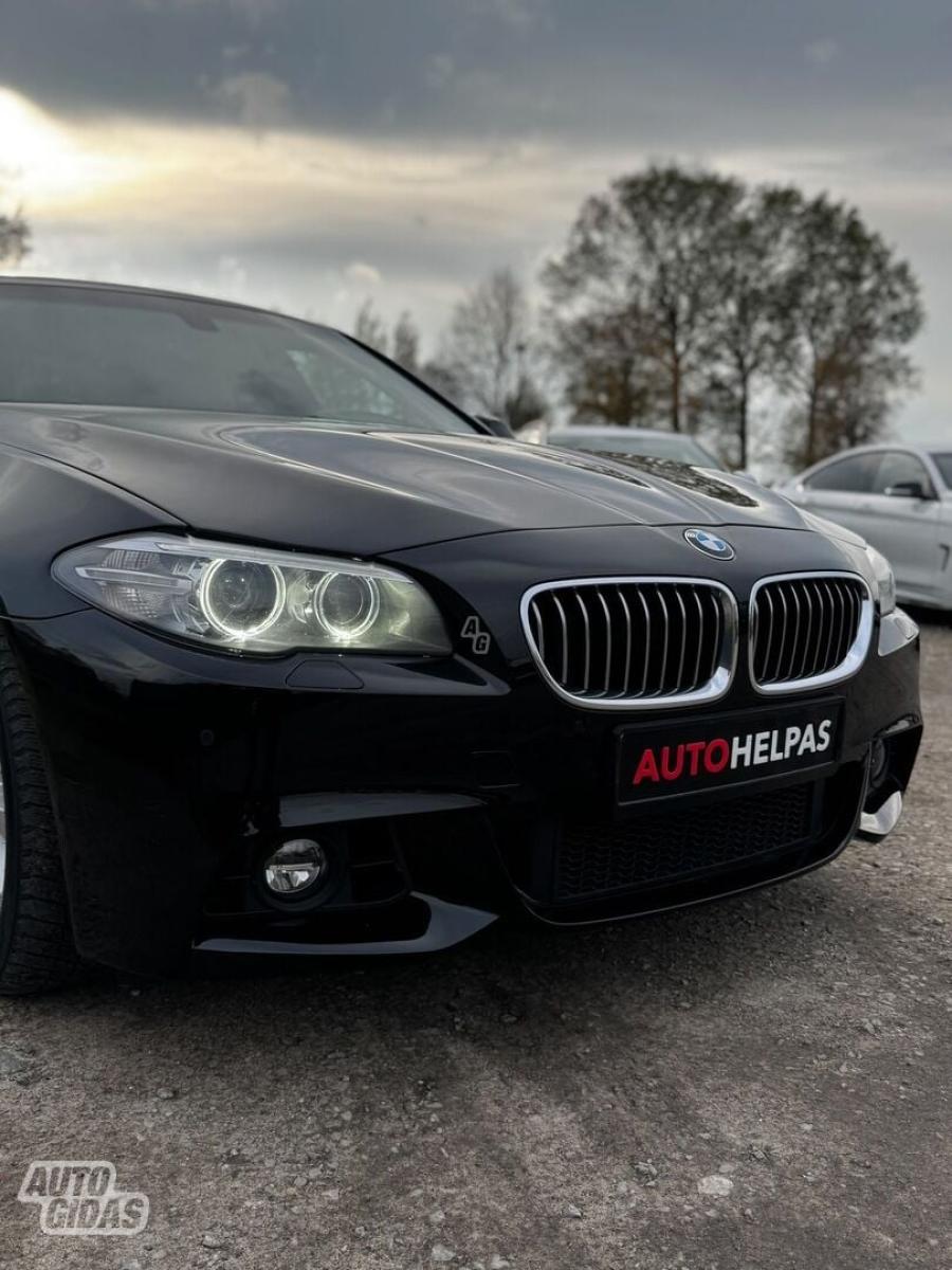 Black BMW 520 2014 in Klaipeda, with an engine capacity of 2.00 L and mileage of 261 thousand km for 11800 €, photo 4 on AUTOMOTO.COM.LV