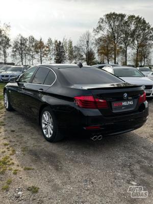 Black BMW 520 2014 in Klaipeda, with an engine capacity of 2.00 L and mileage of 261 thousand km for 11800 €, photo 6 on AUTOMOTO.COM.LV