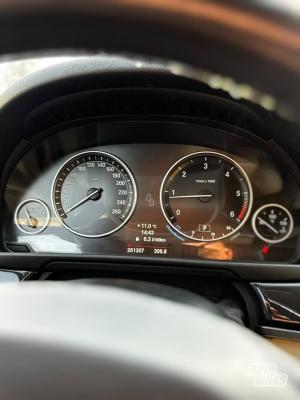 Black BMW 520 2014 in Klaipeda, with an engine capacity of 2.00 L and mileage of 261 thousand km for 11800 €, photo 9 on AUTOMOTO.COM.LV