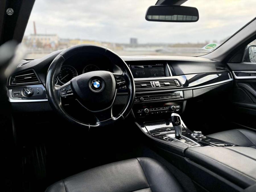 Melns BMW 520 2015 Kauņa, ar dzinēja tilpumu 2.00 L un nobraukumu 196 tūkst. km par 12500 €, foto 14 vietnē AUTOMOTO.COM.LV