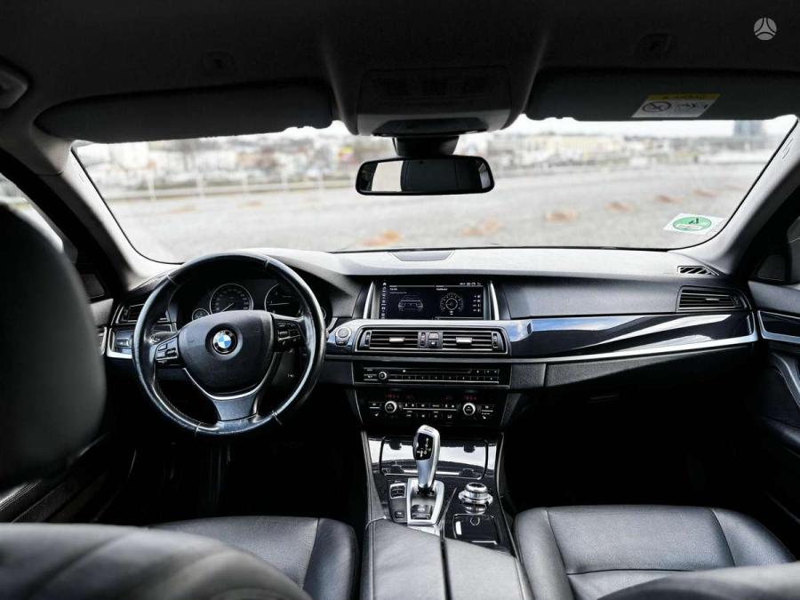 Melns BMW 520 2015 Kauņa, ar dzinēja tilpumu 2.00 L un nobraukumu 196 tūkst. km par 12500 €, foto 15 vietnē AUTOMOTO.COM.LV