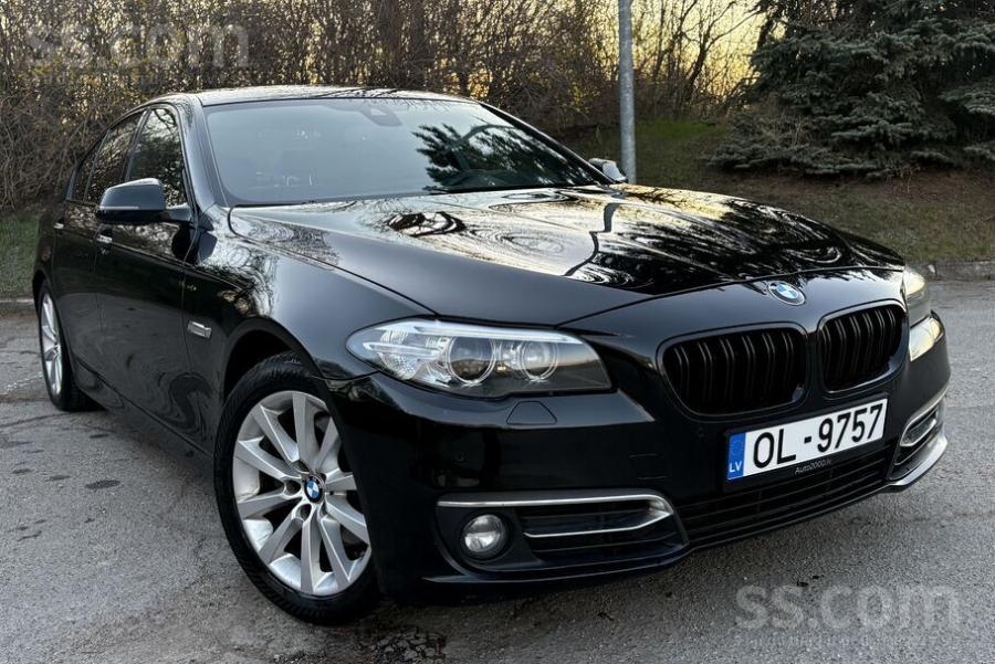 Melns BMW 520 2015 Tukums, ar dzinēja tilpumu 2.00 L un nobraukumu 324 tūkst. km par 12999 €, foto 1 vietnē AUTOMOTO.COM.LV